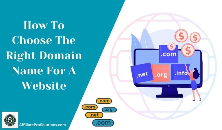 How To Choose The Right Domain Name For A Website