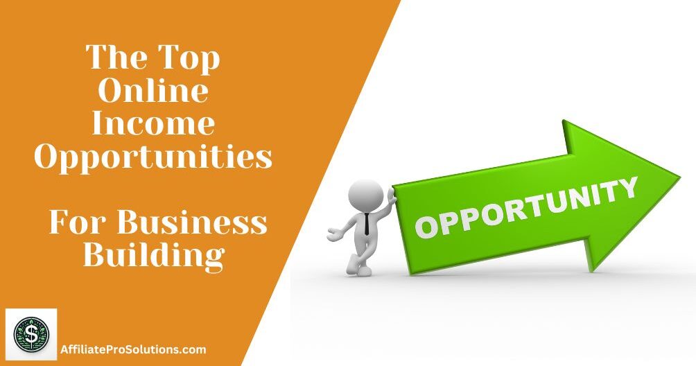 Top Online Income Opportunities To Build a Business